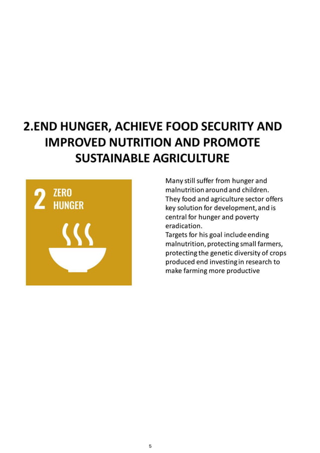 SDG (sustainable development goal) of government | PDF