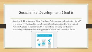 SDG-6 - CLEAN WATER AND SANITATION.pptx