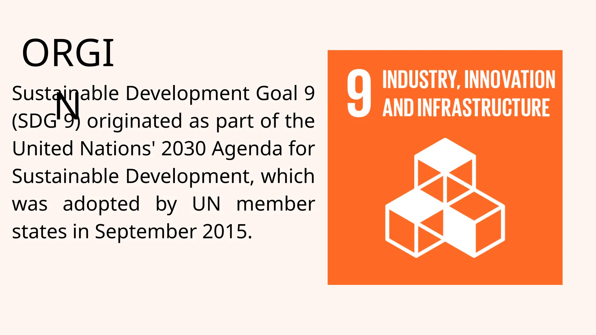 United Nation Sustainable Development Goal 9 | PPTX