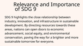 United Nation Sustainable Development Goal 9 | PPTX