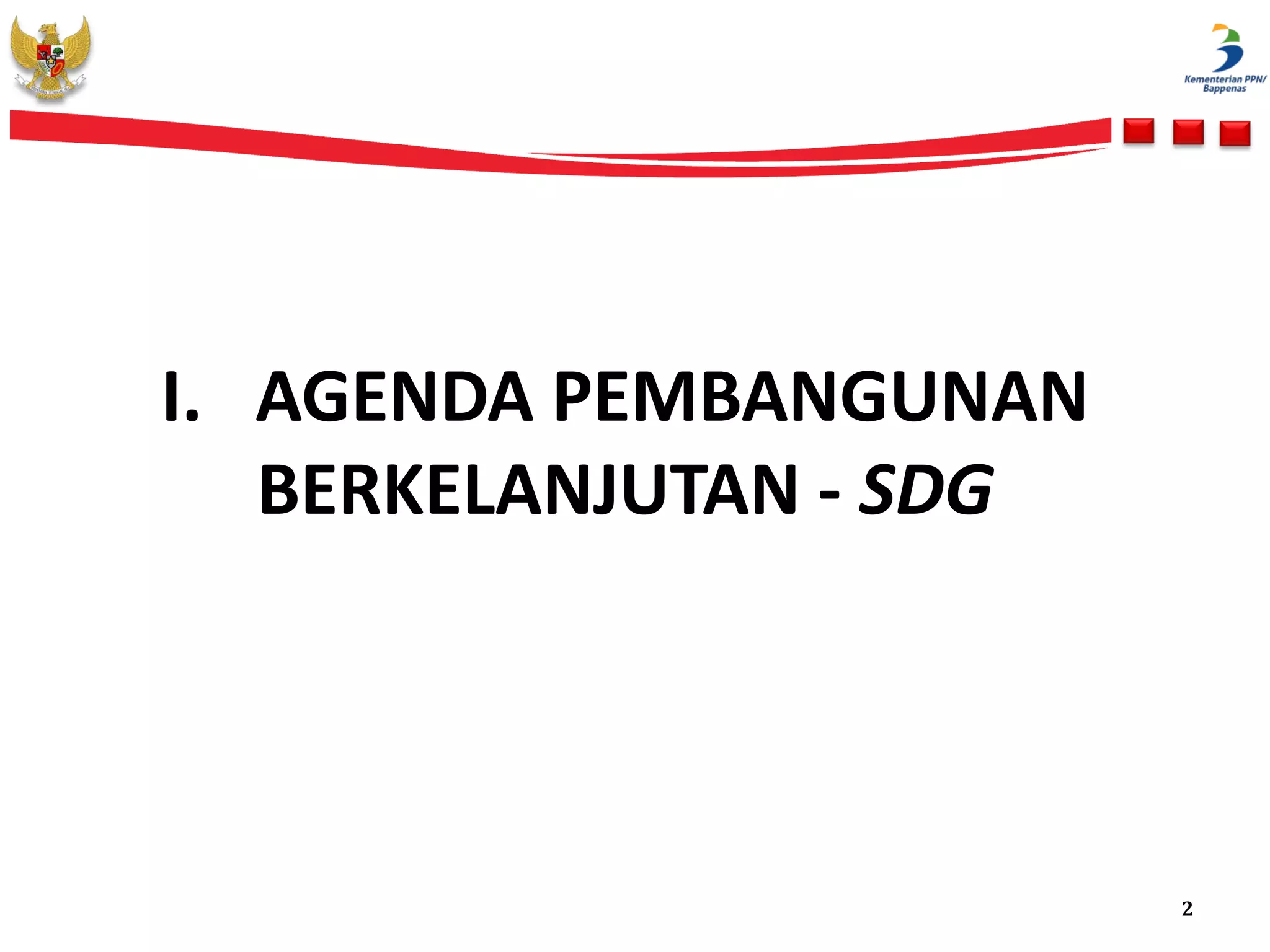Bappenas: Sustainable Development Goal (SDGs) | PDF