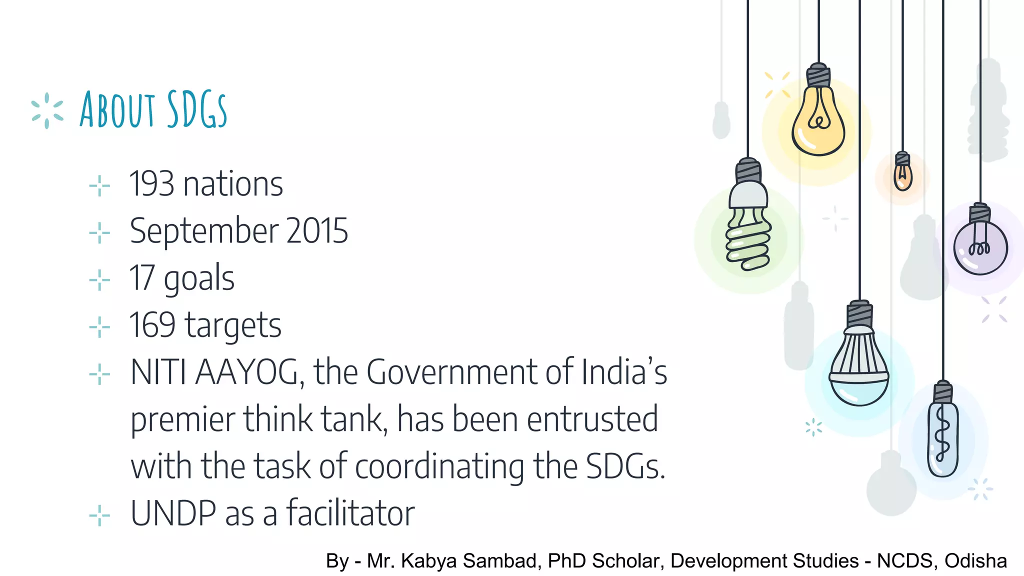 Role of Youth and Sustainable Development Goals (SDGs) | PPTX