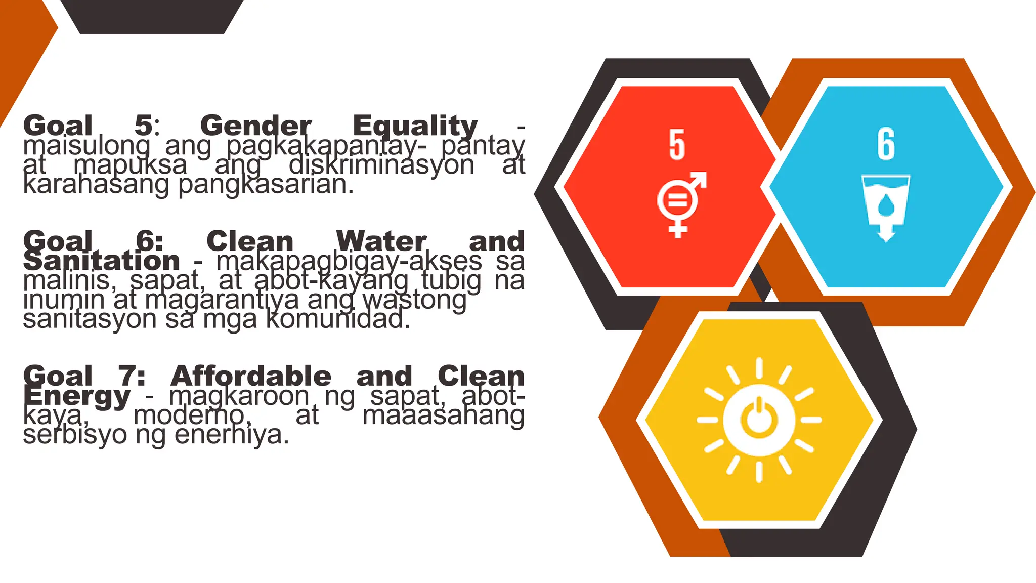 sustainable development goals likas kayang pagunald | PPTX