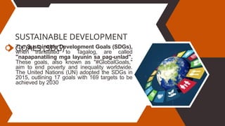 sppt for ap 8 about sdgs or sustainable development goals | PPTX