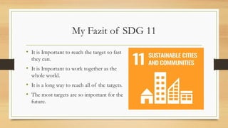 Sdg 11 presentation | PDF