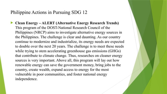 Sustainable Development Goals 12: Responsible Consumption and ...