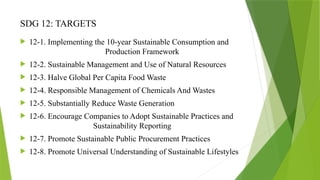 Sustainable Development Goals 12: Responsible Consumption and ...