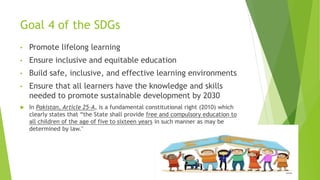 SDG 4 quality education international effort | PDF