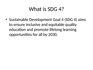 SDG4_Quality_Education_Teachers.pptxabcd | PPT