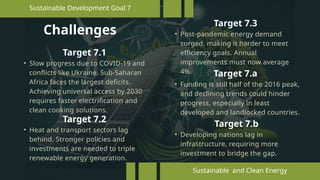 SDG 7 - SUSTAINABLE & CLEAN ENERGY.pptx ppt | PPTX