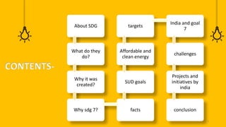 sustainable development goals no. 7 (sdg 7) clean and affordable energy ...