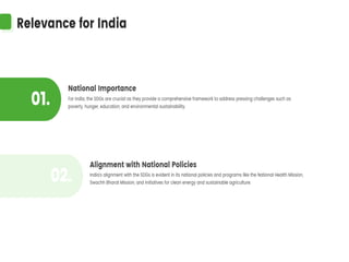 Sustainable Development Goals and India: Achievements and Challenges | PPTX