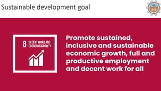 decent work and economic growth | PPTX