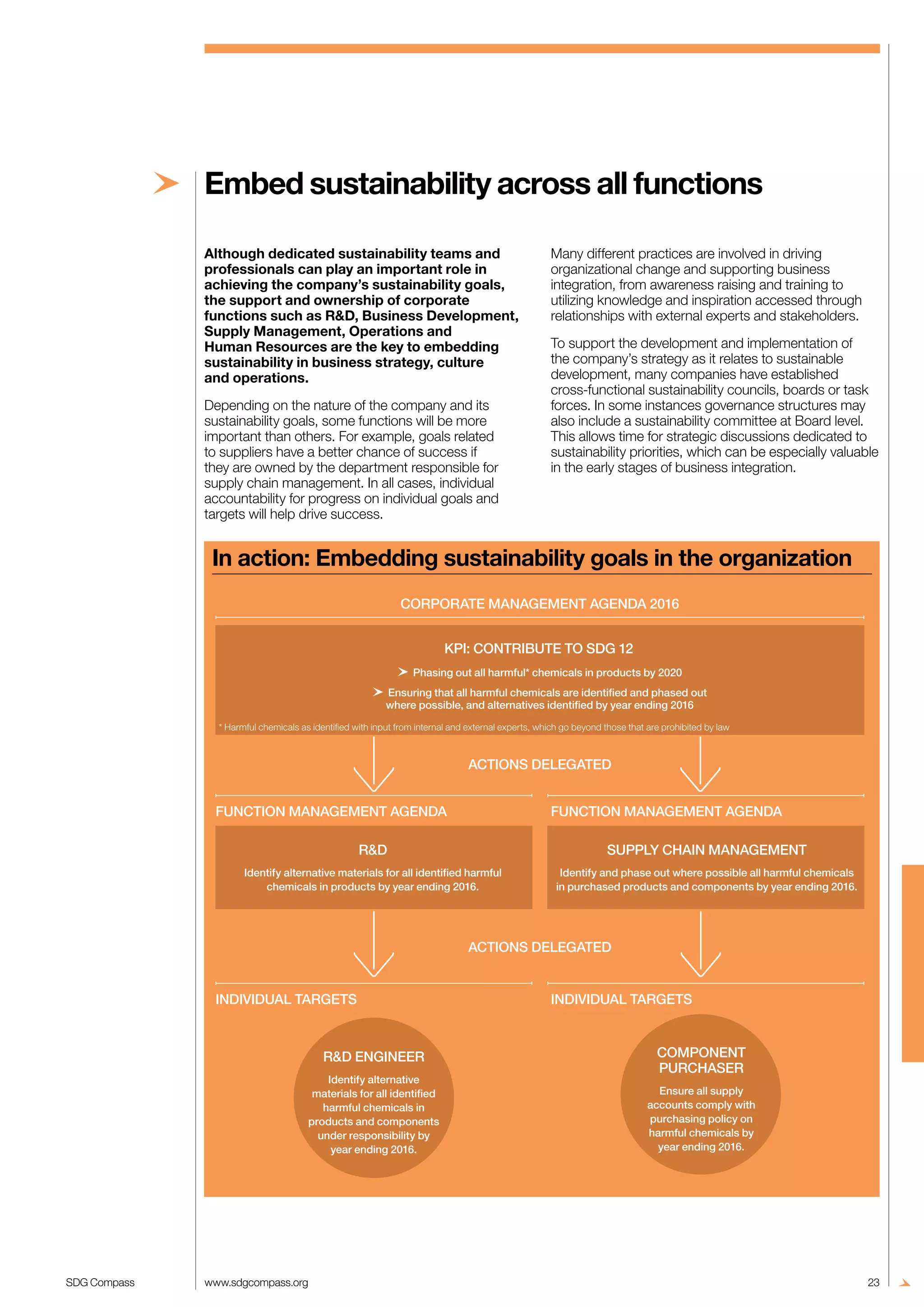 Sdg compass guide - Guide For Business Action on the SDGs | PDF