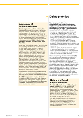 Sdg compass guide - Guide For Business Action on the SDGs | PDF