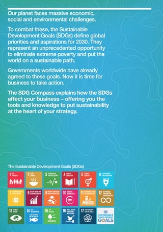 Sdg compass guide - Guide For Business Action on the SDGs | PDF
