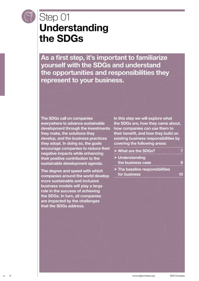 Sdg compass guide - Guide For Business Action on the SDGs | PDF ...