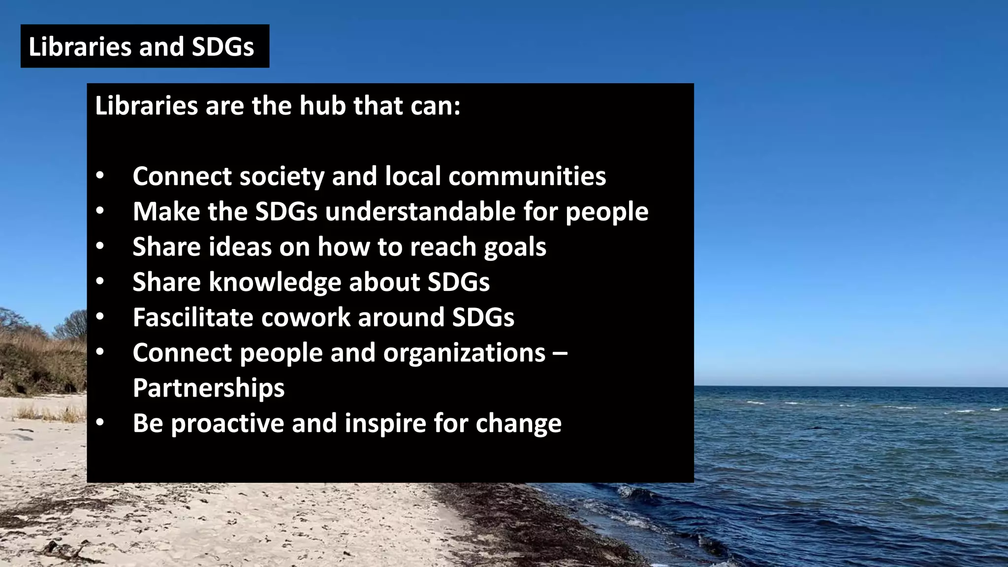 Sustainability and Sdgs in danish libraries | PPTX | Environmental Services Industry | Industries