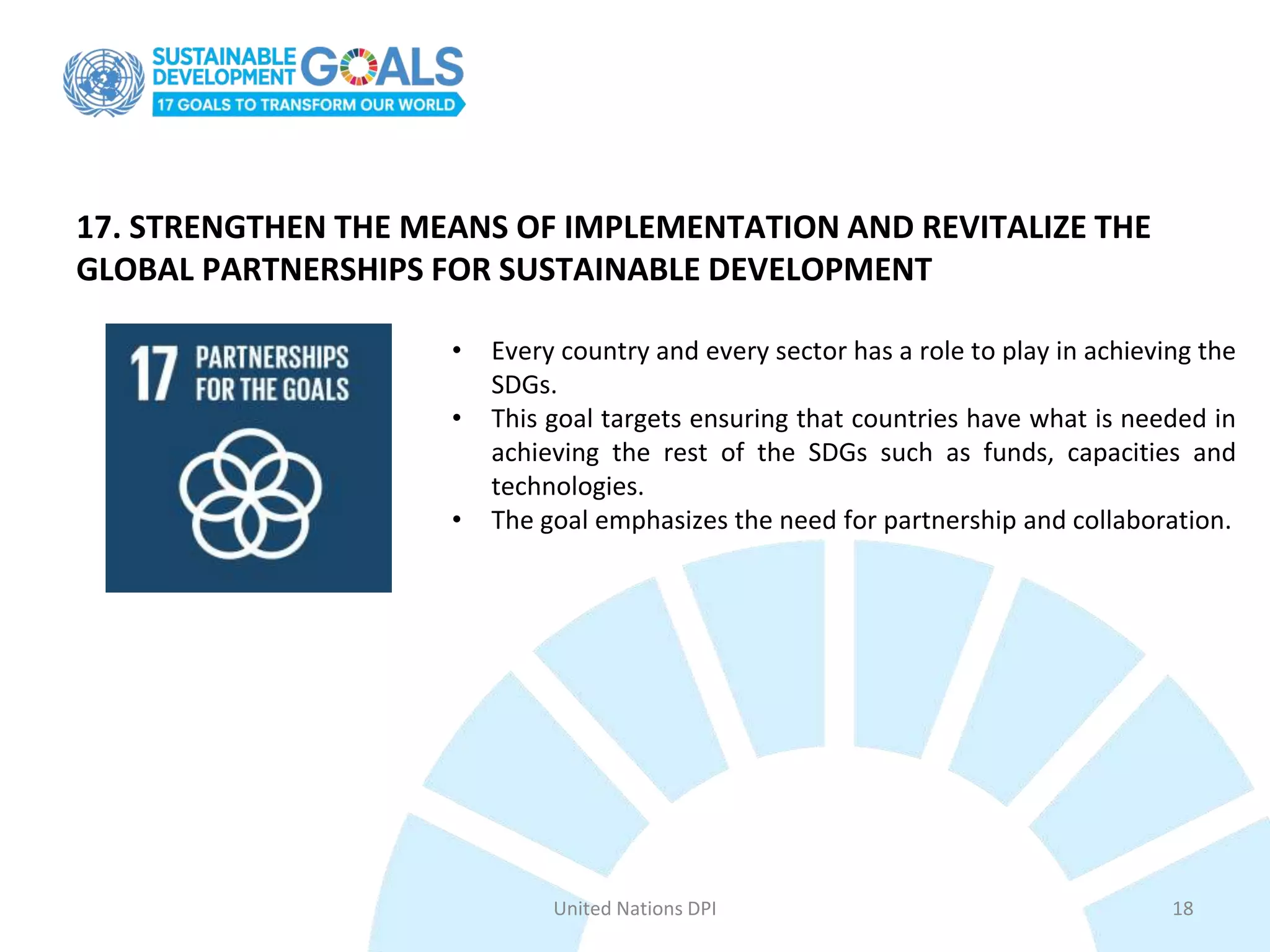 Sustainable Development Goals and Objectives/ MDGs/ Inter-linkages ...