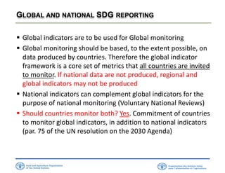 SDG Indicators and FAO Role_ ENGLISH | PPTX