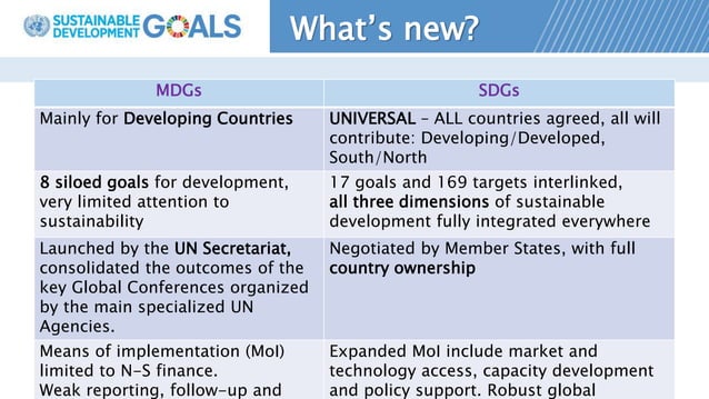 The Process of Global SDG monitoring and the key challenges faced by ...