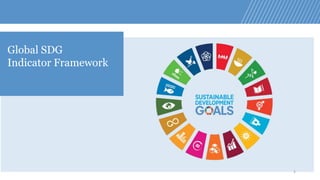 The Process of Global SDG monitoring and the key challenges faced by countries and International ...