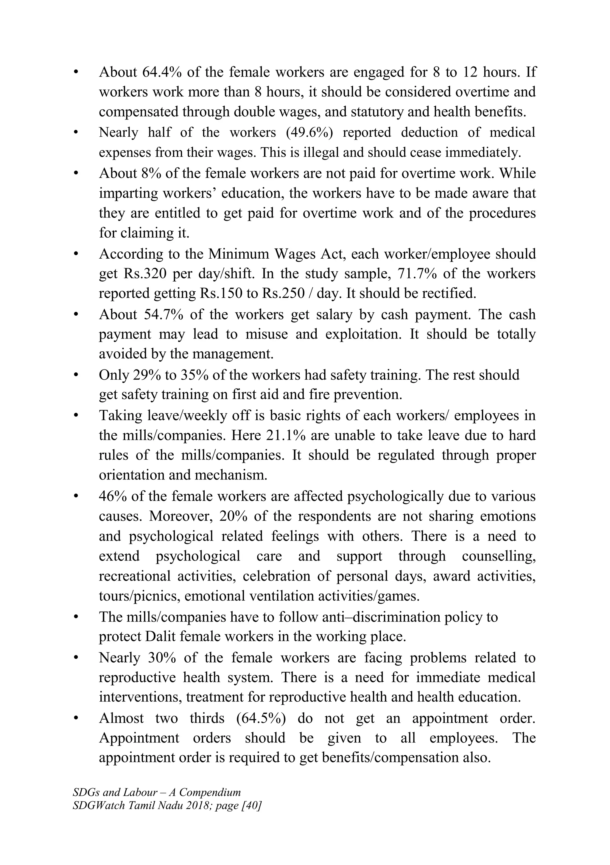 SDG and Labour (2018) | PDF | Business | Business and Finance