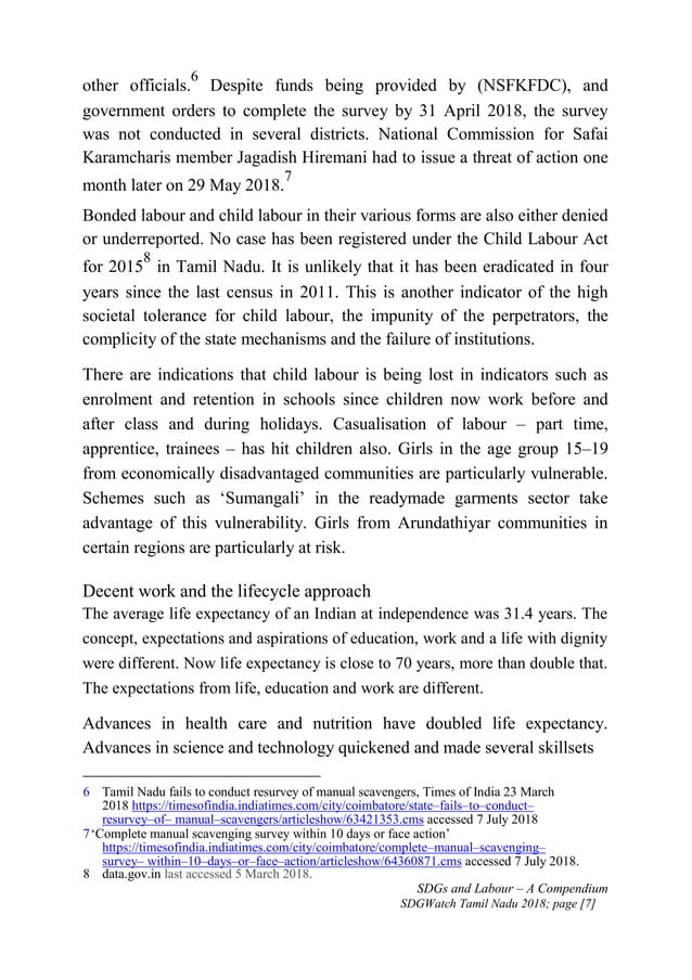 SDG and Labour (2018) | PDF | Business | Business and Finance