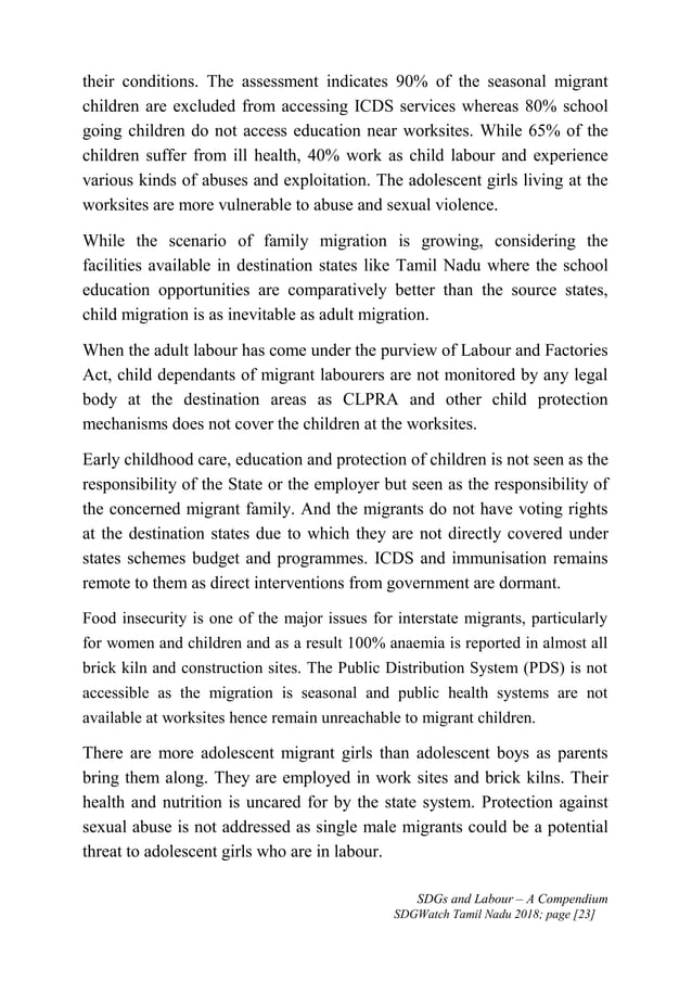 SDG and Labour (2018) | PDF | Business | Business and Finance