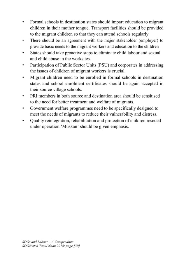 SDG and Labour (2018) | PDF | Business | Business and Finance