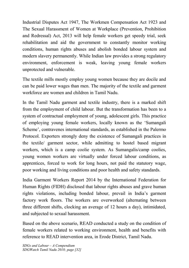 SDG and Labour (2018) | PDF | Business | Business and Finance