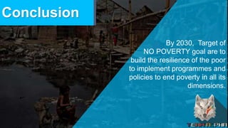 SDG no poverty goal ppt slide | PPTX