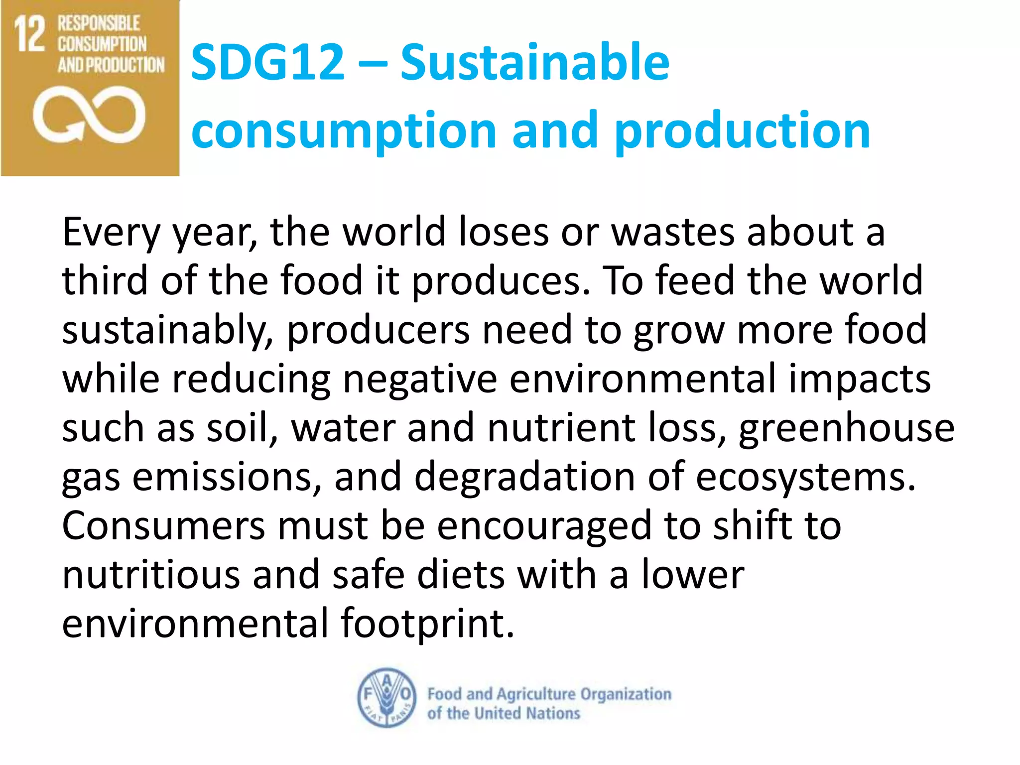 FAO and the 17 Sustainable Development Goals | PPTX