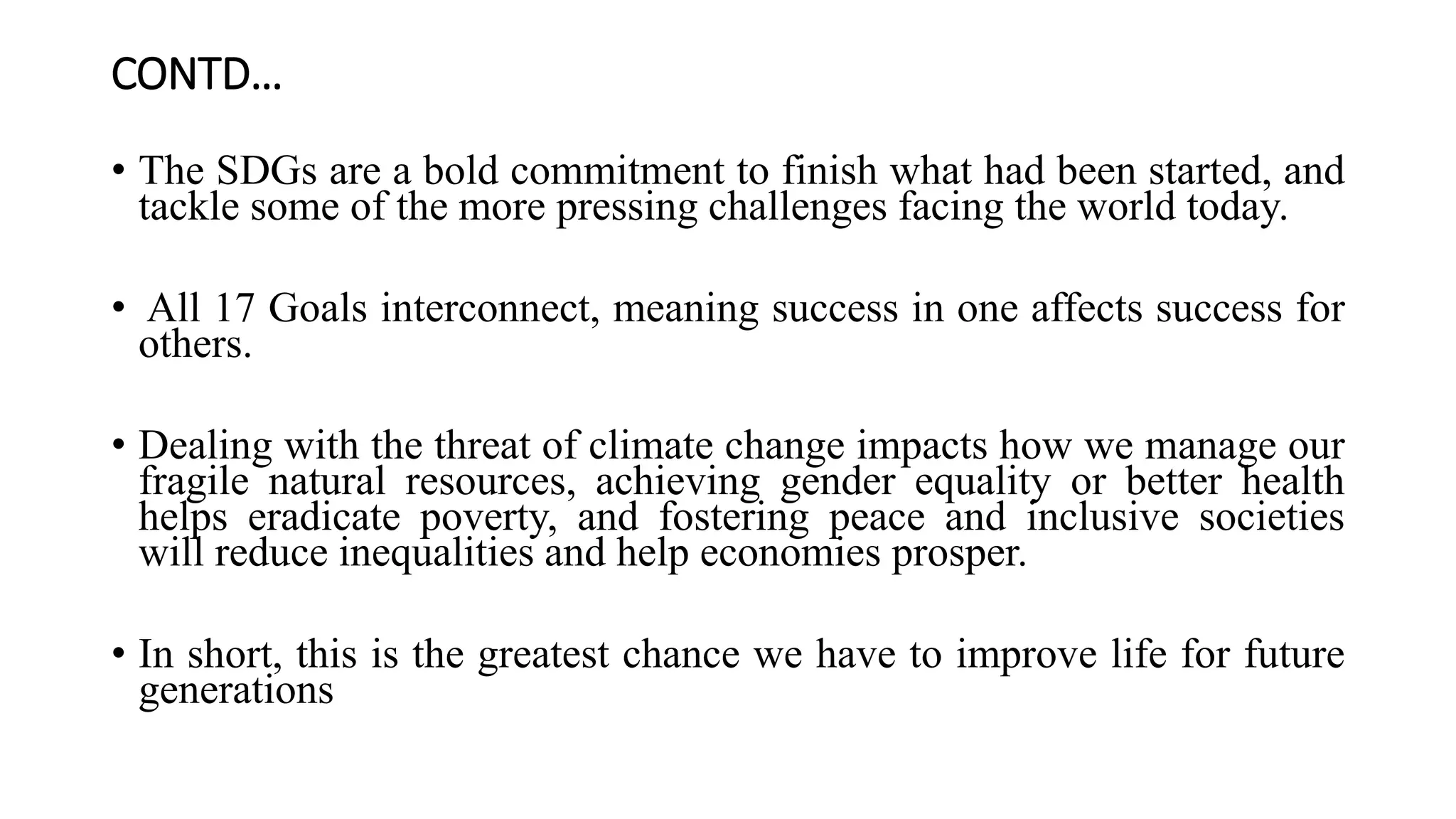 Sdg presentation | PPTX