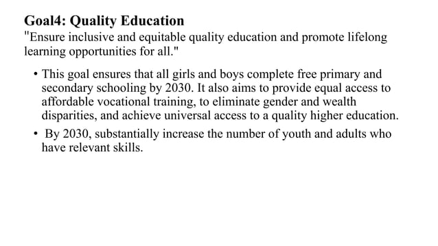 Sdg presentation | PPTX