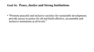 Sdg presentation | PPTX