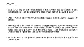 Sdg presentation | PPTX