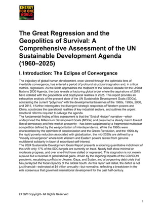 UN SDG Progress, Commitments, and Future | PDF