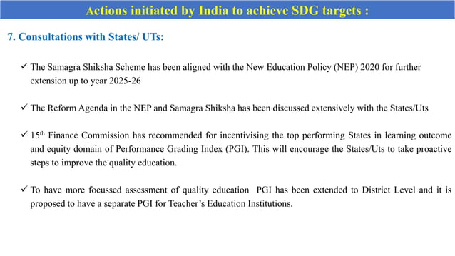 SDG Quality Education in real life situation | PPT