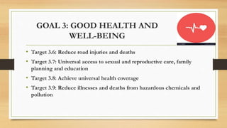 Standard developmental goals power point | PPTX