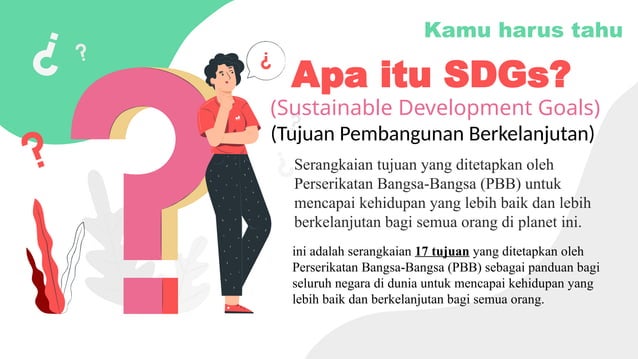 SDGS ADVANCING THE SUSTAINABLE DEVELOPMENT GOALS | PPT