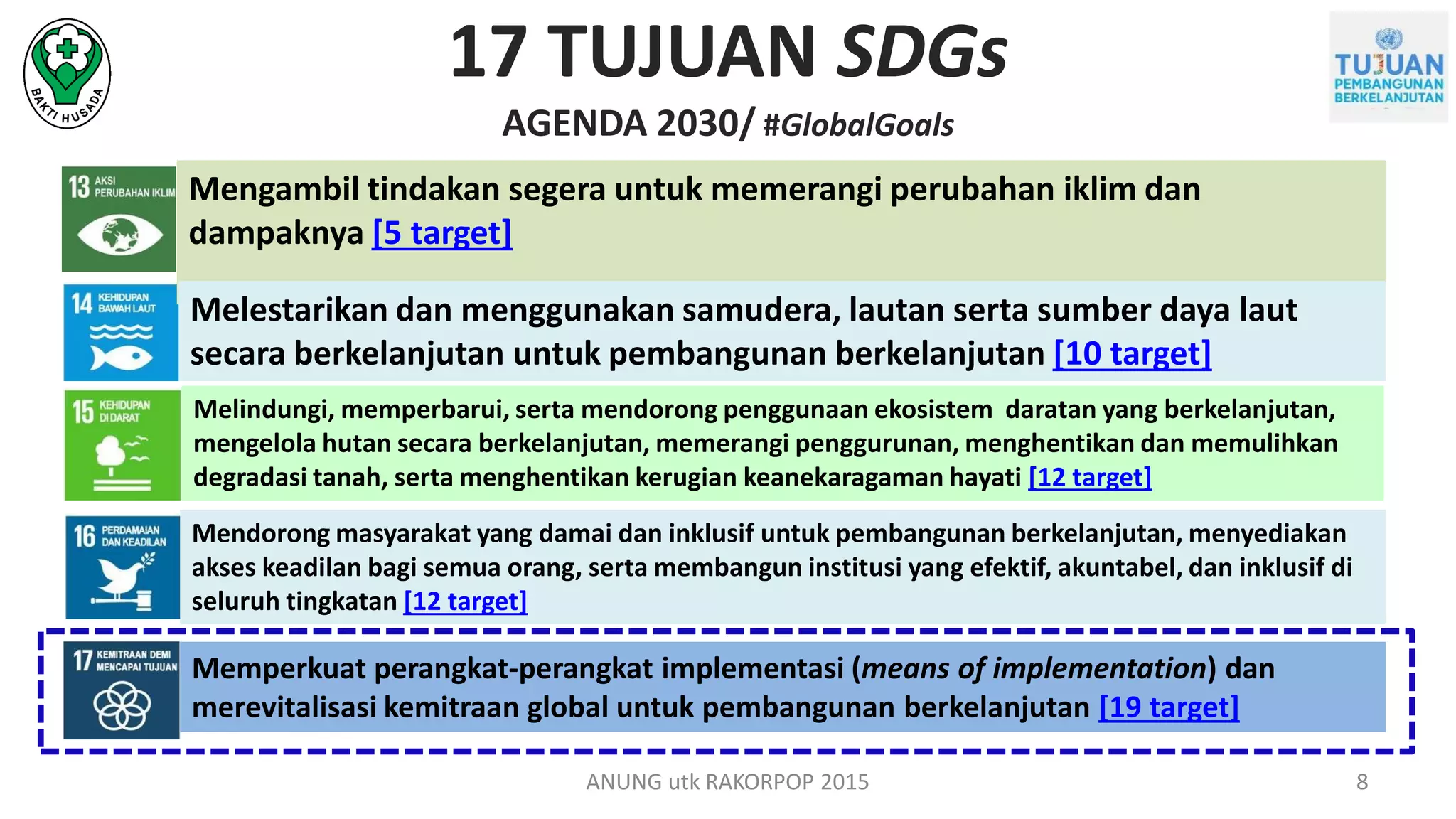 Data SDGs (Sustainable Development Goals) | PDF