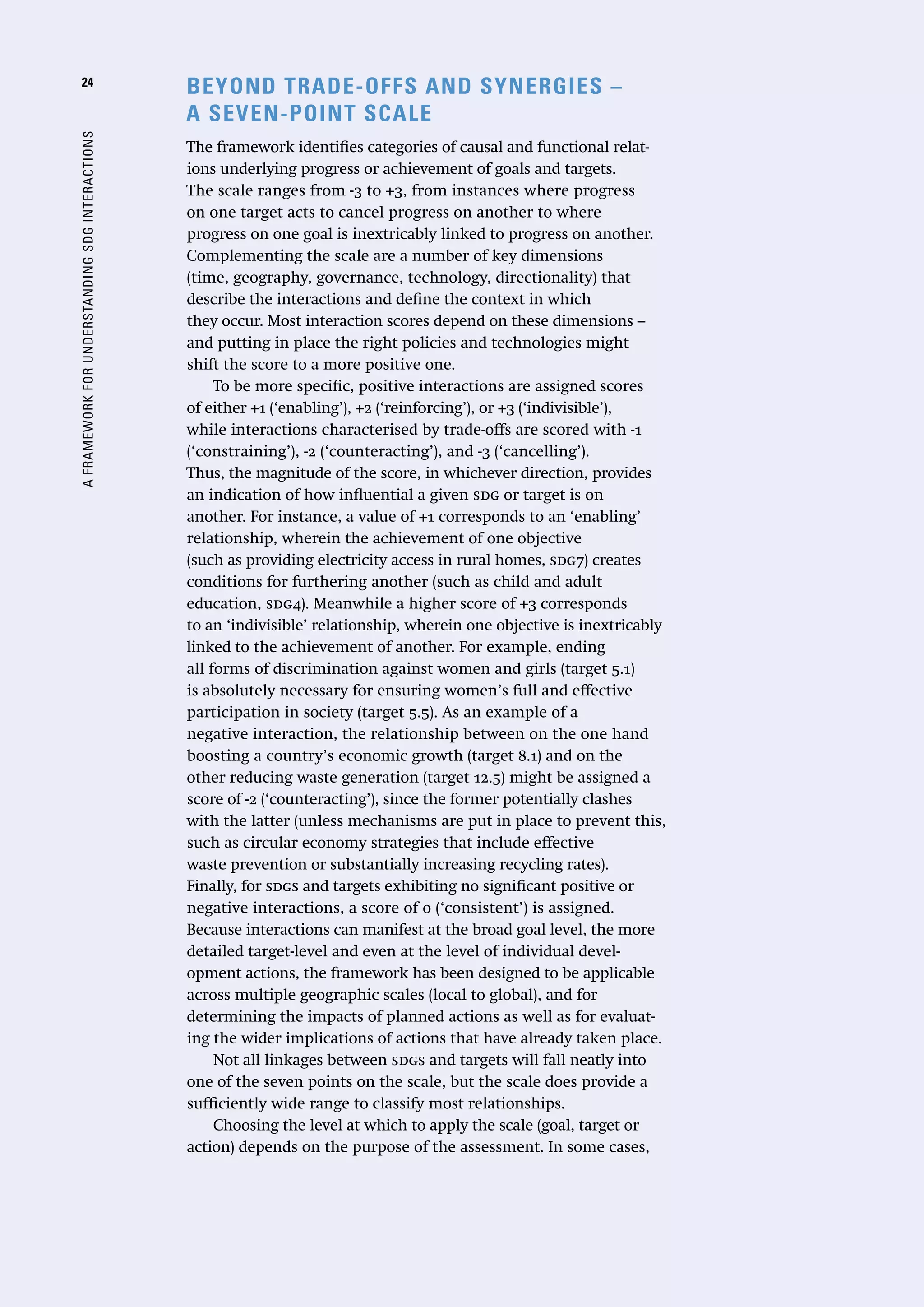 A GUIDE TO SDG INTERACTIONS: FROM SCIENCE TO IMPLEMENTATION | PDF