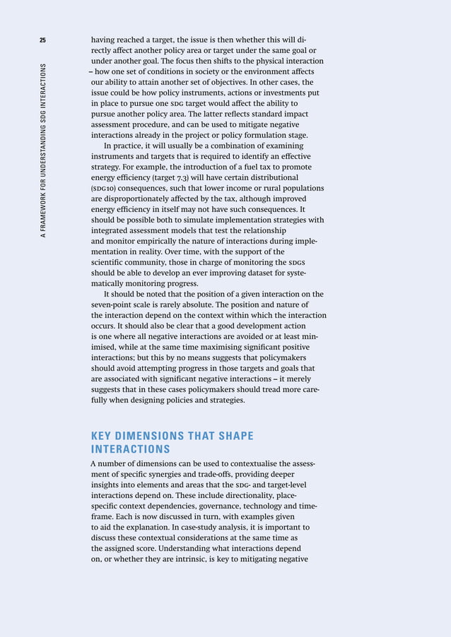 A GUIDE TO SDG INTERACTIONS: FROM SCIENCE TO IMPLEMENTATION | PDF