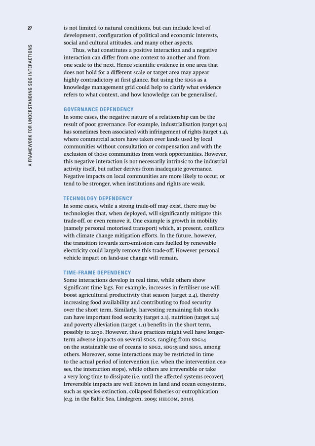 A GUIDE TO SDG INTERACTIONS: FROM SCIENCE TO IMPLEMENTATION | PDF