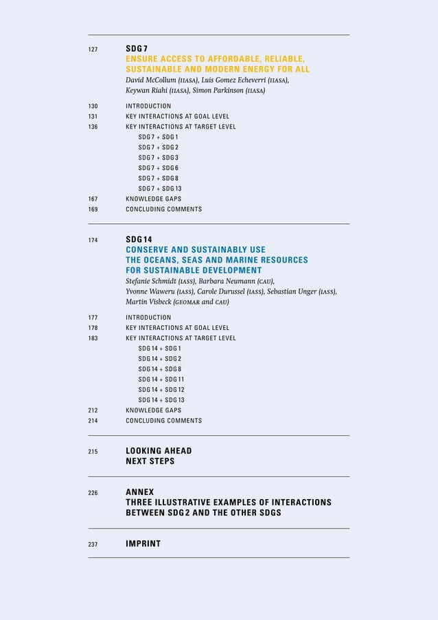 A GUIDE TO SDG INTERACTIONS: FROM SCIENCE TO IMPLEMENTATION | PDF