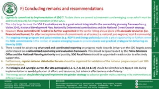 Progress Towards Implementation and Achievement of Sustainable ...