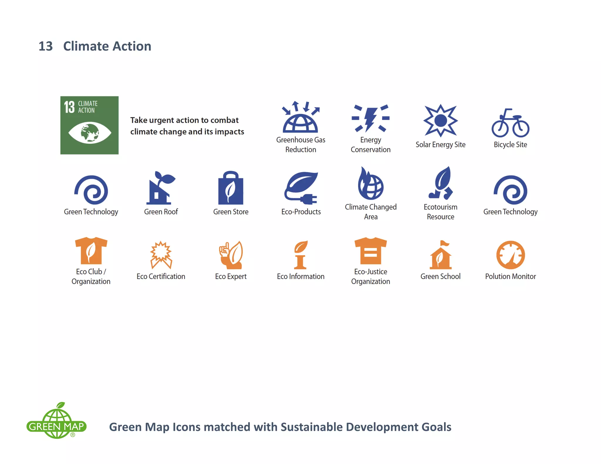 SDGs and Green Map Icons v2 1-18 | PDF