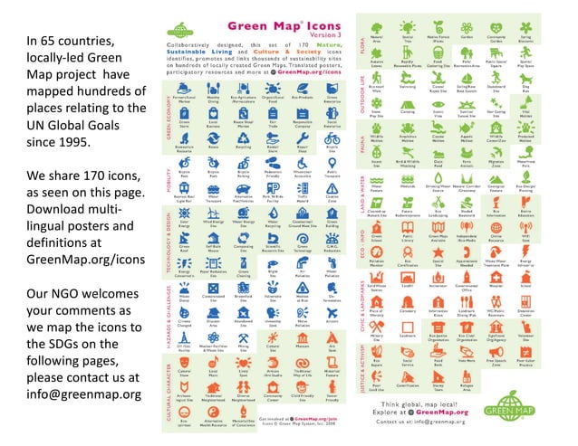 SDGs and Green Map Icons v2 1-18 | PDF | Science