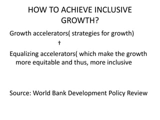 SUSTAINABLE DEVELOPMENT GOALS AND INCLUSIVE GROWTH | PPTX